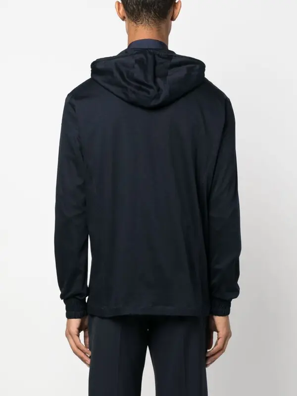 Kiton Umbi Hooded Zip Hoodie