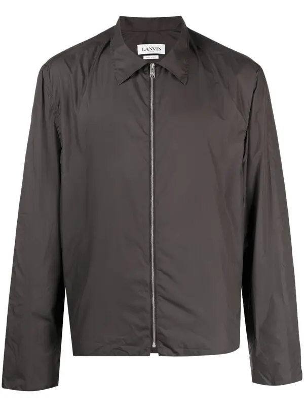 LANVIN Lightweight Zip-up Shirt