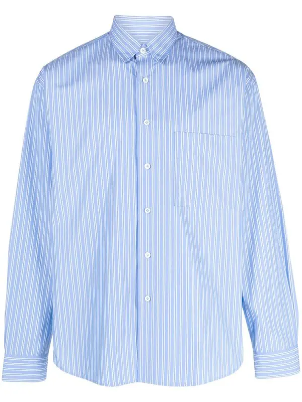 LANVIN Striped Long-sleeve Shirt