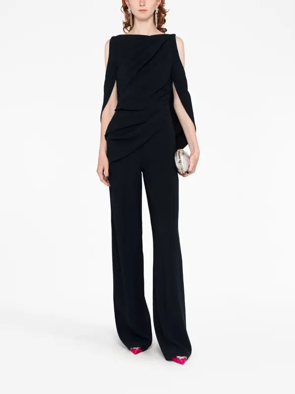 Talbot Runhof Cold-shoulder Jumpsuit