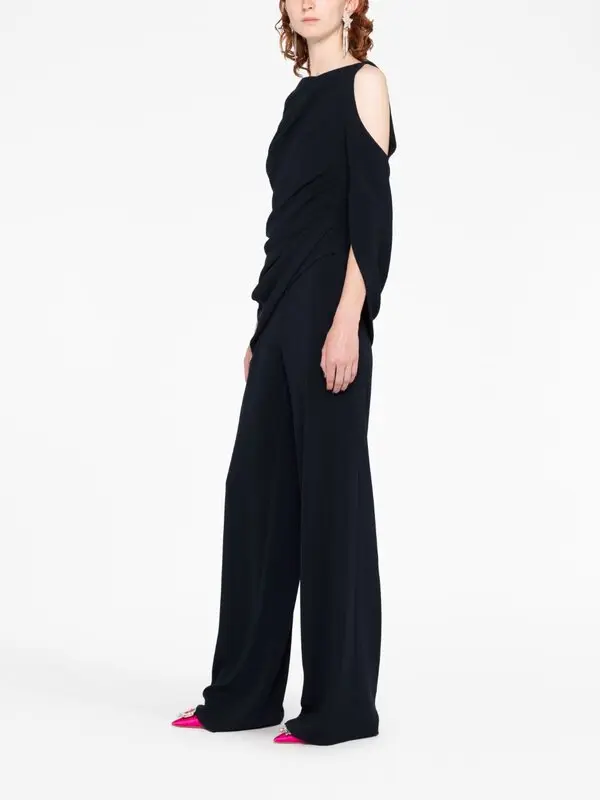Talbot Runhof Cold-shoulder Jumpsuit