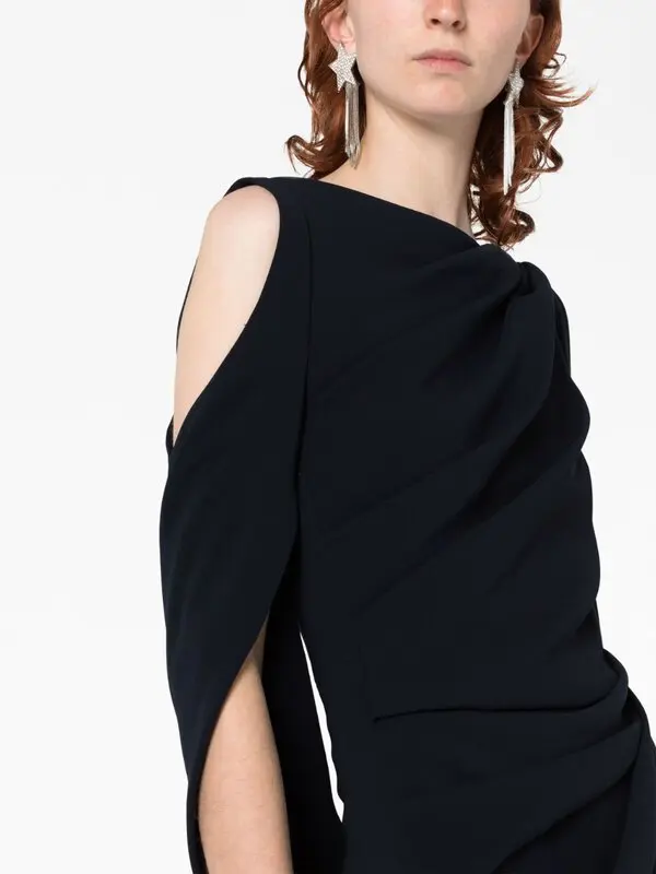 Talbot Runhof Cold-shoulder Jumpsuit