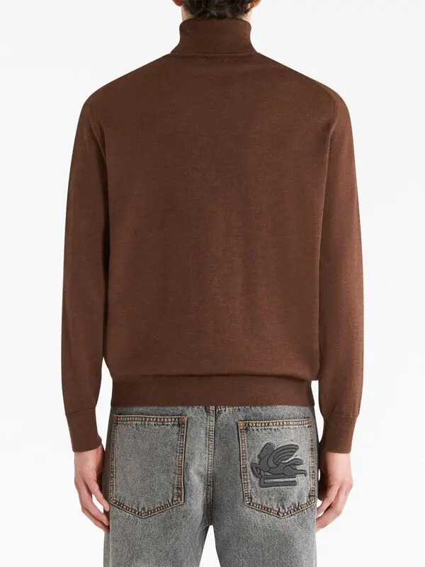 Etro Roll-neck Virgin Wool Jumper