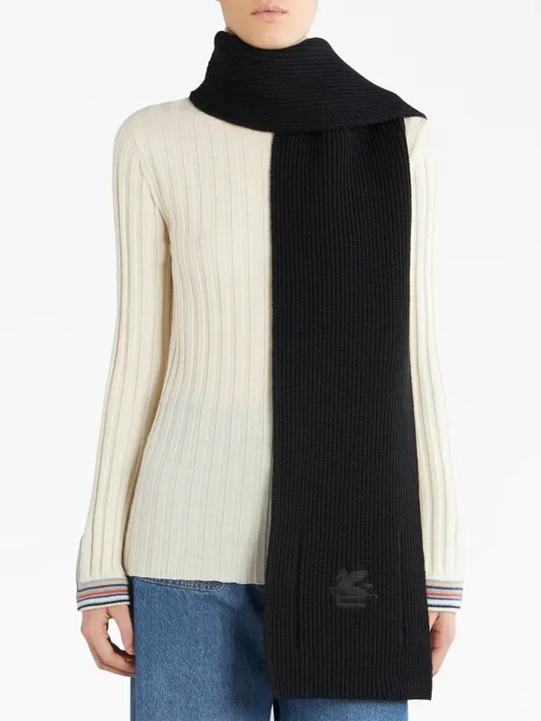 Etro Fine-knit Wool Scarf