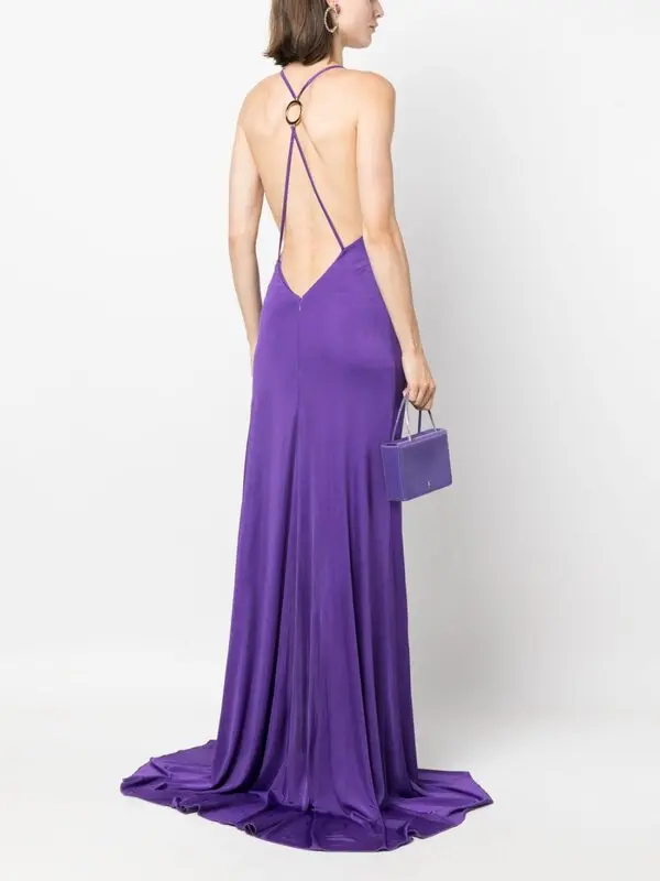Pinko Ide-lit Ruched Leevele Gown