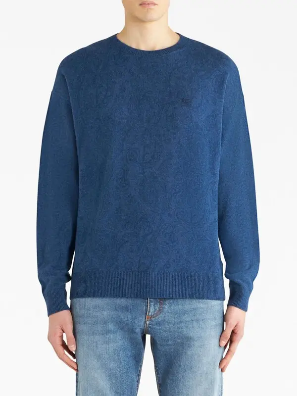 Etro Logo-embroidered Wool Jumper