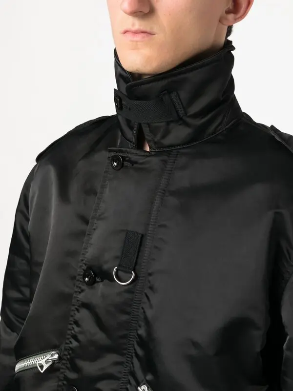 Sacai Zip-up Cotton-blend Bomber Jacket