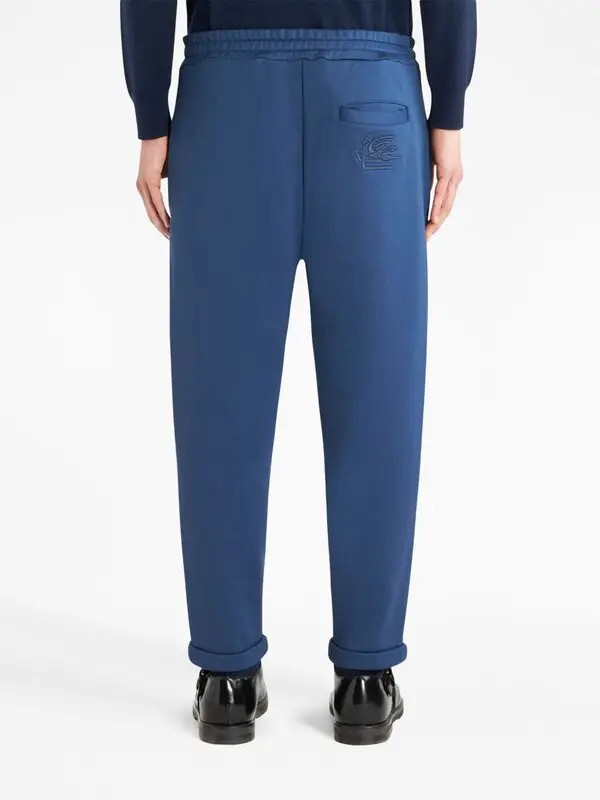 Etro Logo-embroidered Jersey Trousers
