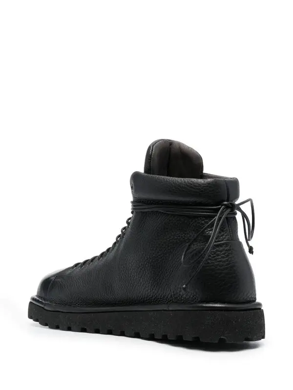 Marsèll Pallottola Pebbled-leather Boots - Black