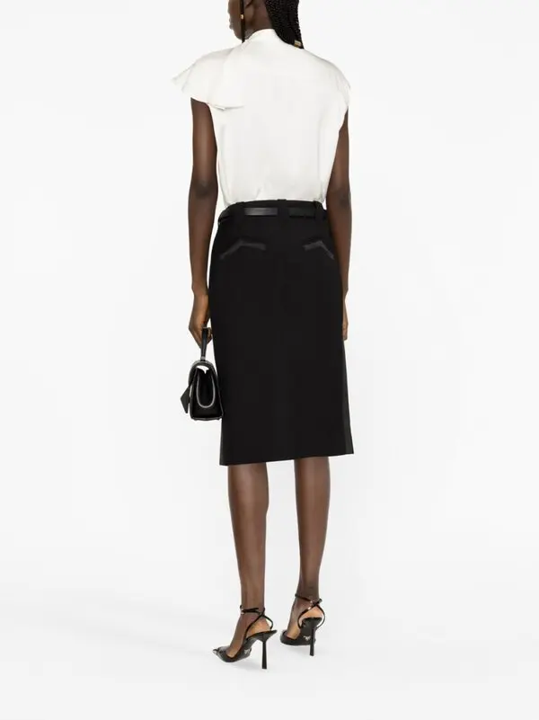 Alexander McQueen Sleeveless Ruffled Blouse - White