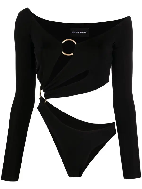 LOUISA BALLOU Cut-out Asymmetric Top