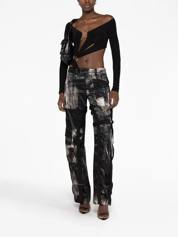 LOUISA BALLOU Cut-out Asymmetric Top