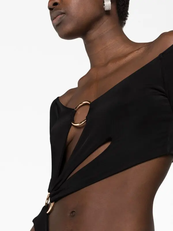 LOUISA BALLOU Cut-out Asymmetric Top