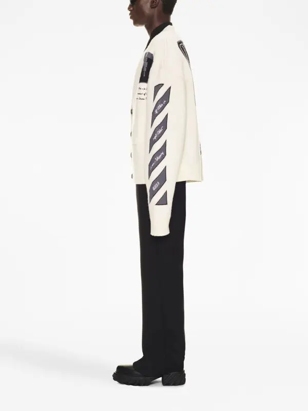 Off-White Off- Oon Vars Wool Cardigan