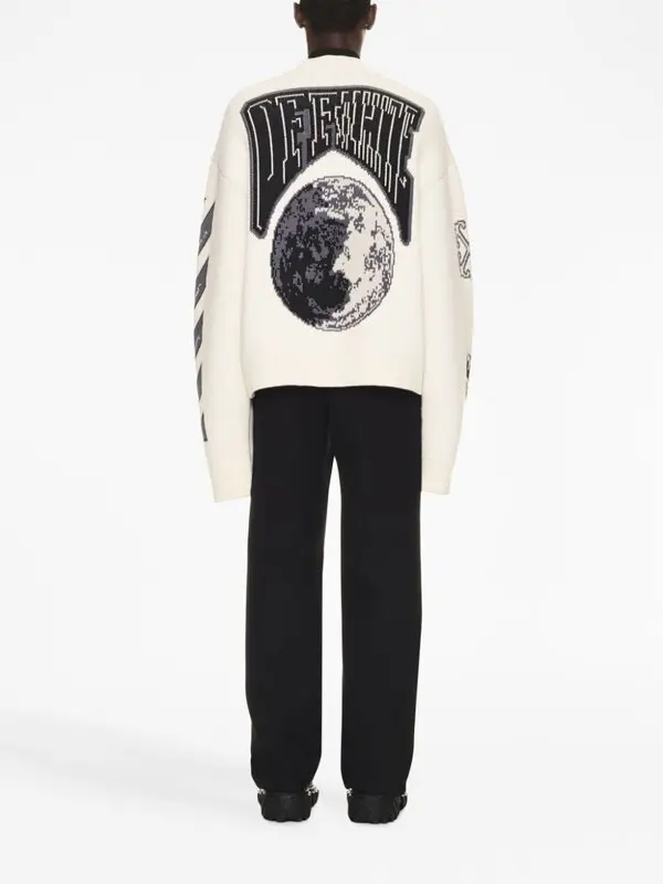 Off-White Off- Oon Vars Wool Cardigan