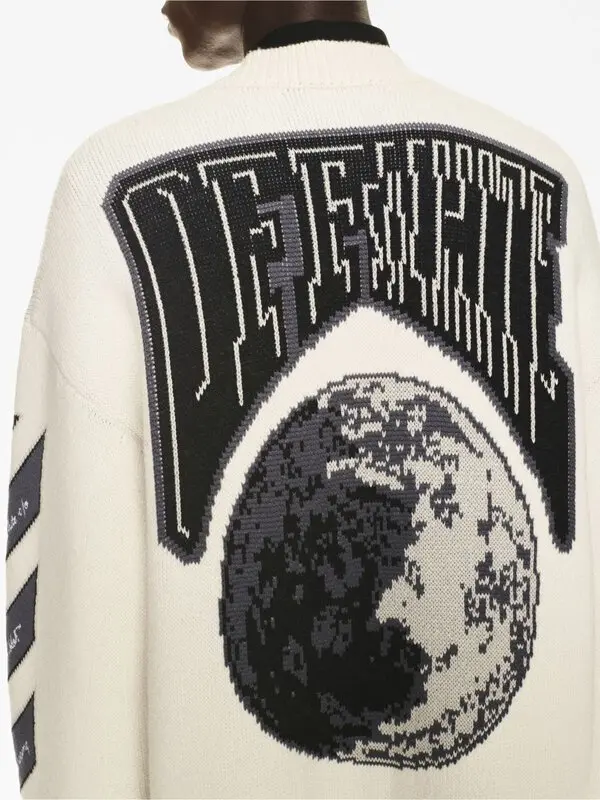 Off-White Off- Oon Vars Wool Cardigan