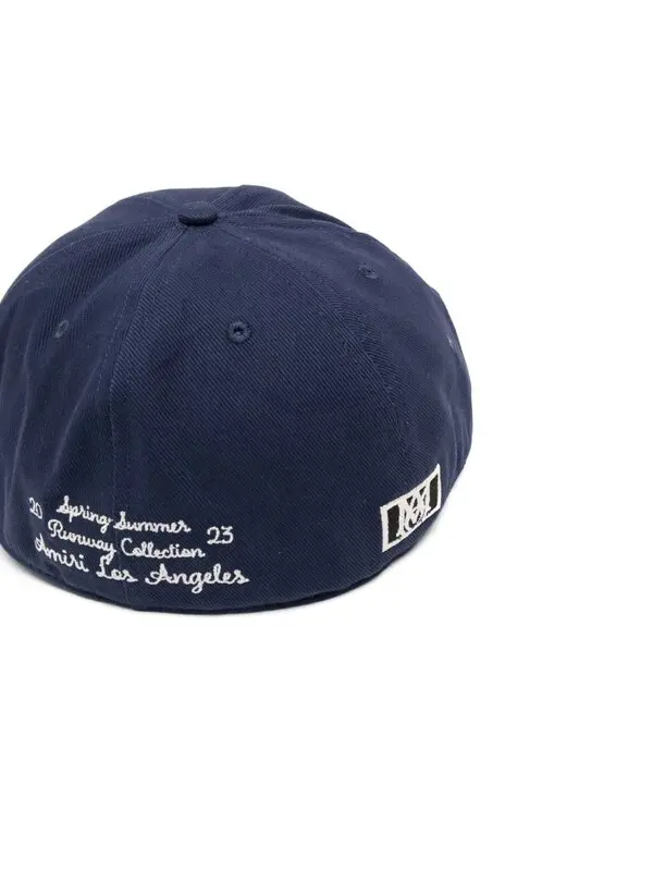 Amiri Logo-embroidered Cotton Cap