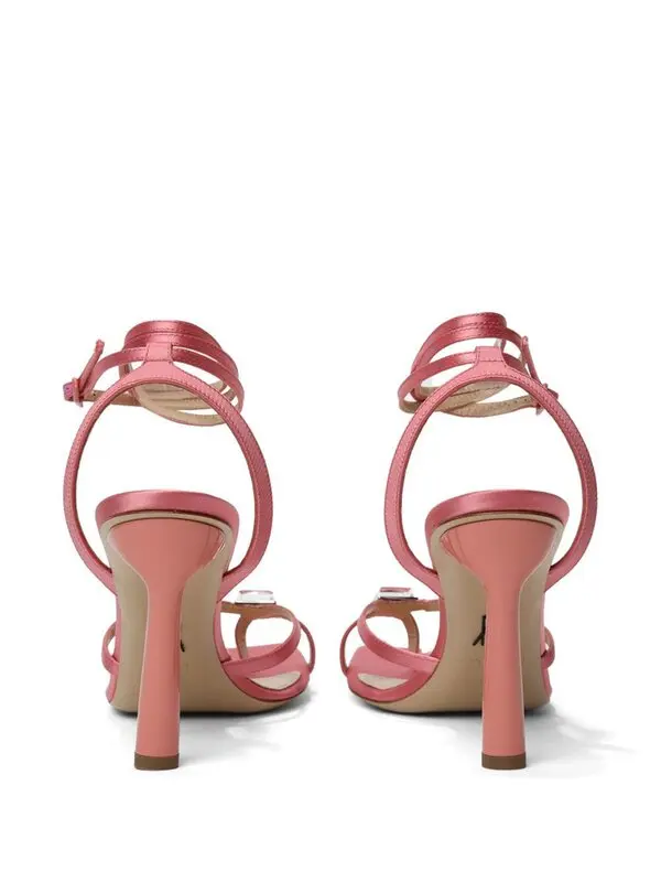 PAUL ANDREW Cube Toe-ring 95mm Sandals - Pink