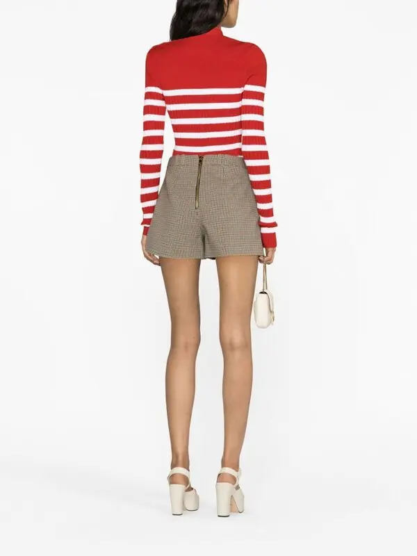 Balmain Vertical-stripe Print Trousers - Neutrals