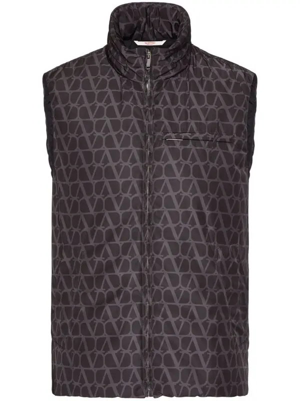 Valentino Garavani Toile Iconographe Zipped Gilet