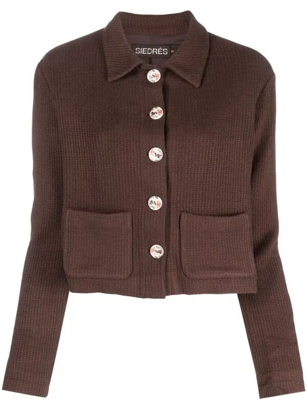 SIEDRES Yuna Knit Cropped Cardigan