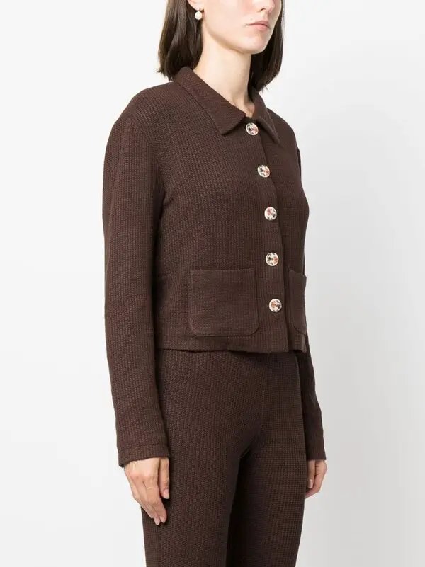SIEDRES Yuna Knit Cropped Cardigan
