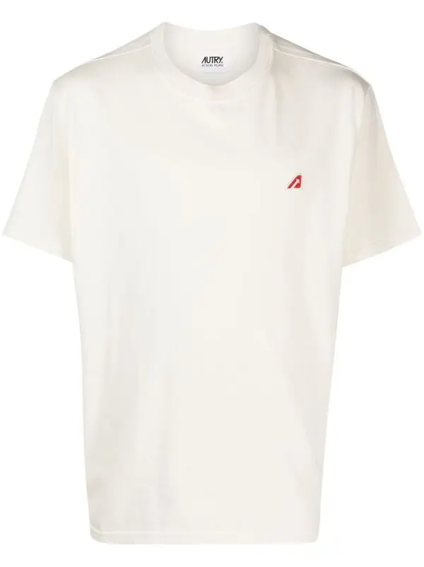 AUTRY Logo-patch Cotton T-shirt