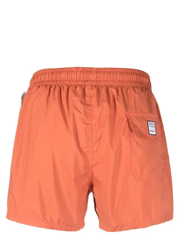 Fedeli Logo-patch Swim Shorts