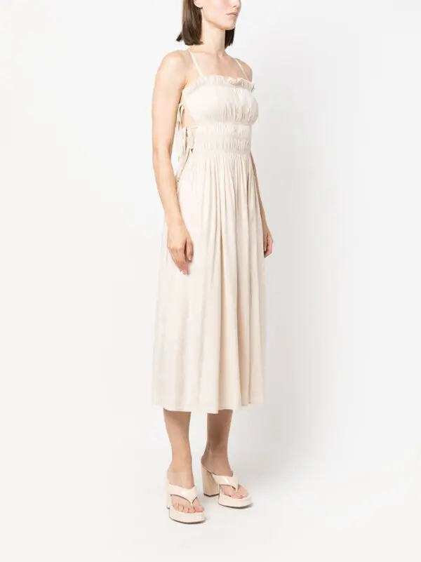 Cult Gaia Oa Smocked-detai Dress