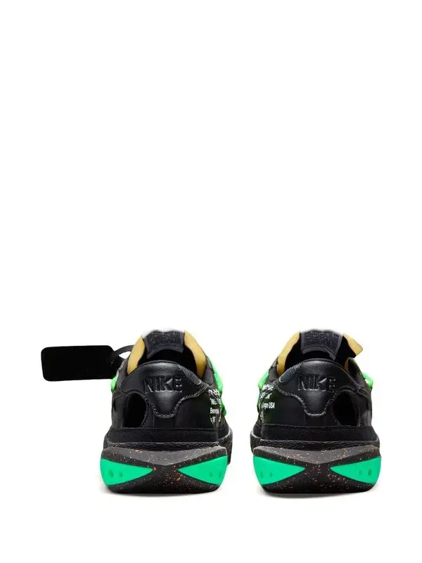Nike X Off White Blazer Low 77 Sneakers - Ow Black Green Fluo
