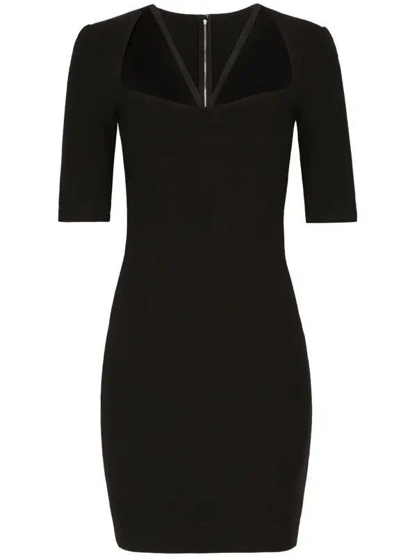 Dolce & Gabbana Strappy Half-length Sleeves Mini Dress