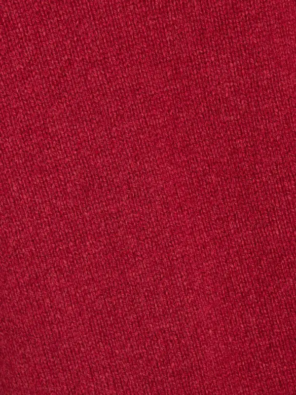 Etro Logo-embroidered Cashmere Jumper - Red