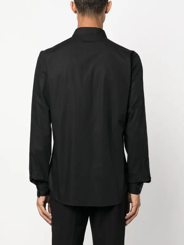 Versace Logo-print Cotton Shirt