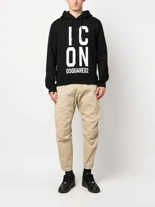 Dsquared2 Distressed Cropped Trousers