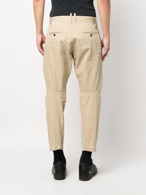 Dsquared2 Distressed Cropped Trousers