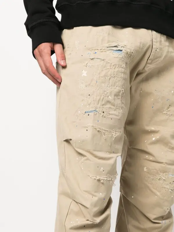 Dsquared2 Distressed Cropped Trousers