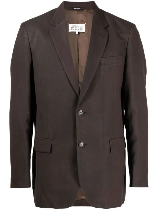 MAISON MARGIELA Notched-lapels Single-breasted Blazer