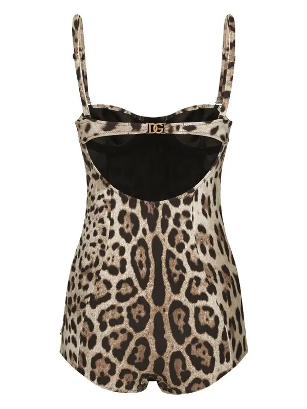 Dolce & Gabbana Leopard-print Swimsuit
