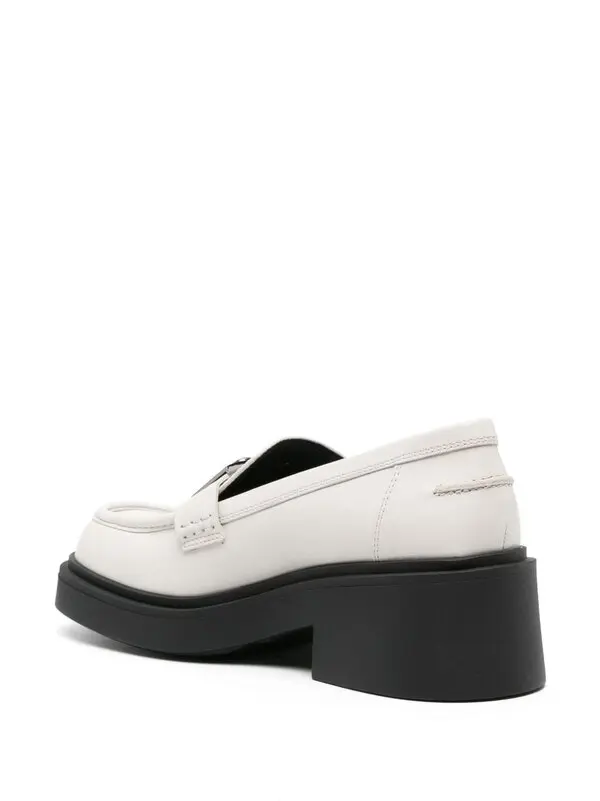 Furla 58mm Logo-plaque Leather Loafers