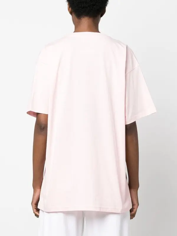 Moschino Teddy Bear-print Cotton T-shirt - Pink