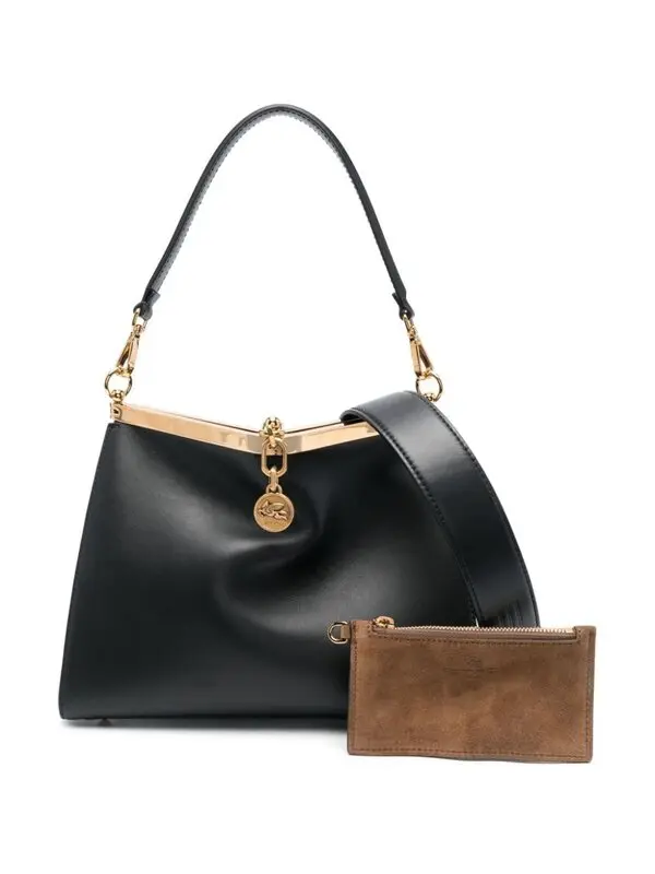 Etro Medium Vela Shoulder Bag - Black