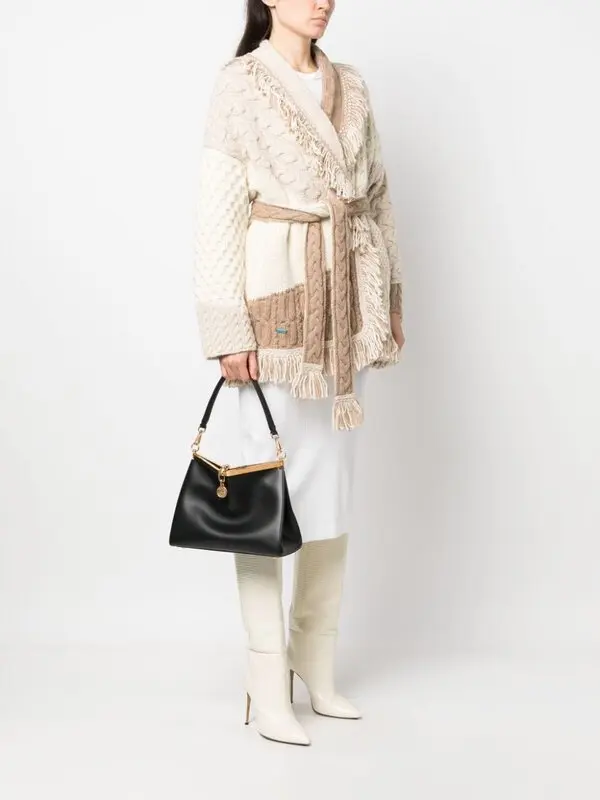 Etro Medium Vela Shoulder Bag - Black