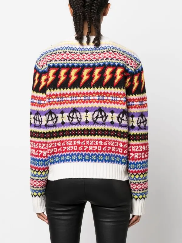 Philosophy Di Lorenzo Serafini Intarsia-knit Jumper
