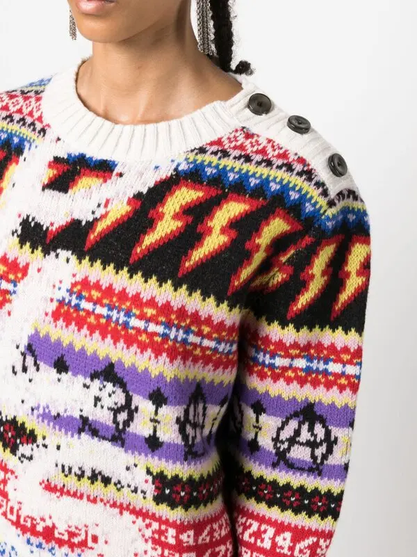 Philosophy Di Lorenzo Serafini Intarsia-knit Jumper