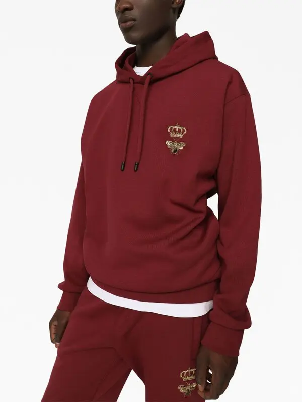 Dolce & Gabbana Embroidered Logo Pullover Hoodie