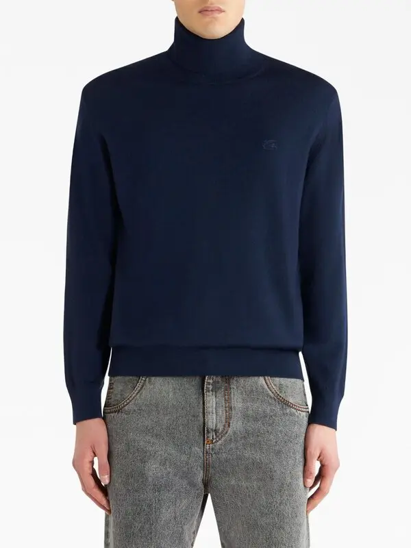 Etro Roll-neck Virgin Wool Jumper