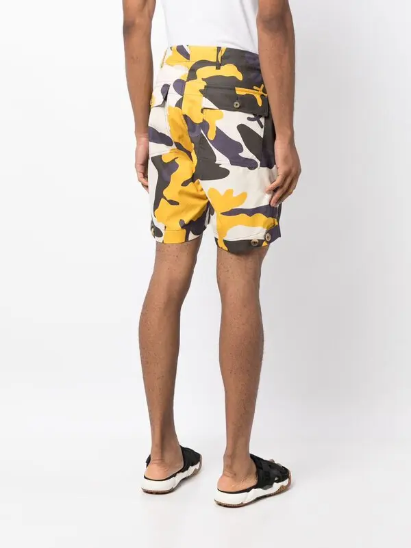 THE POWER FOR THE PEOPLE Camouflage-print Deck Shorts