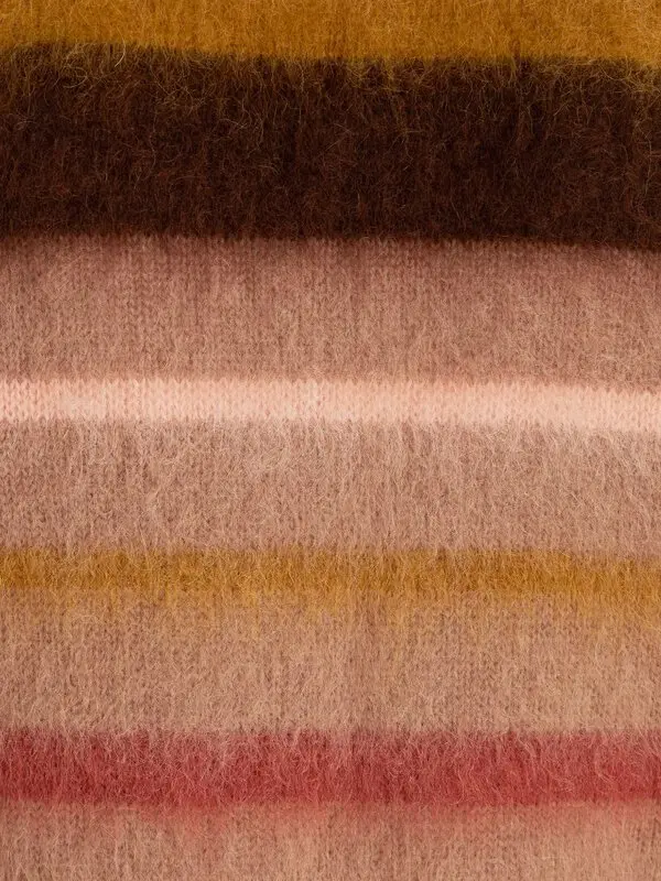 Etro Logo-embroidered Mohair-blend Jumper