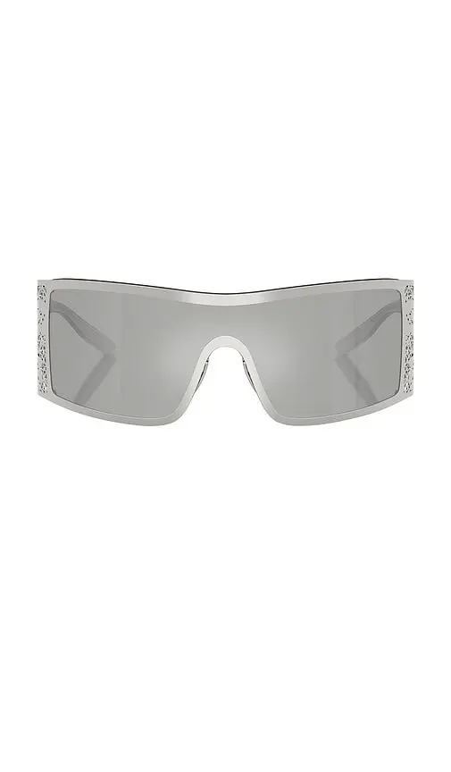 Dolce & Gabbana Shield Sunglasses - Silver