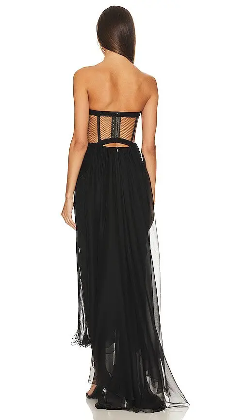 Maria Lucia Hohan Ramona Gown In Black In Mascara - 44% Off | Editorialist
